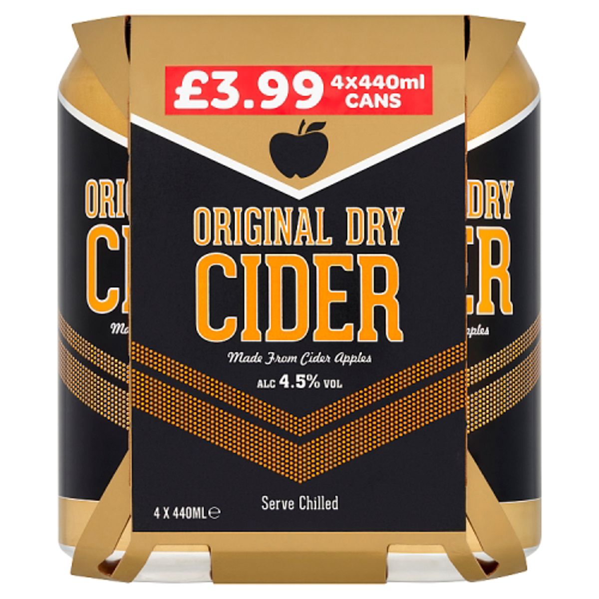 SPAR Amber Cider Can 4 Pack 4.5% 440ml | SPAR